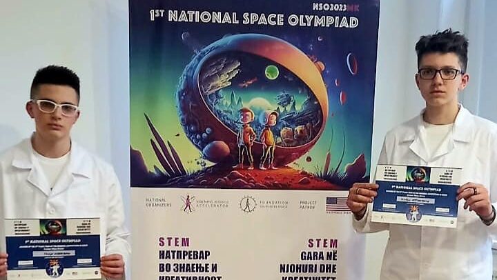 Лео Нелоски и Иво Георгиески трети на Првата Олимпијада за Вселената ...